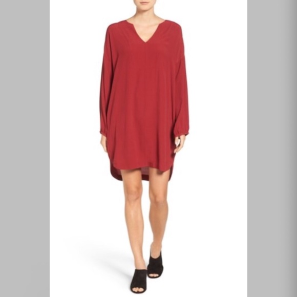 Madewell | Dresses | Nwt Madewell Du Jour Red Tunic Dress | Poshmark